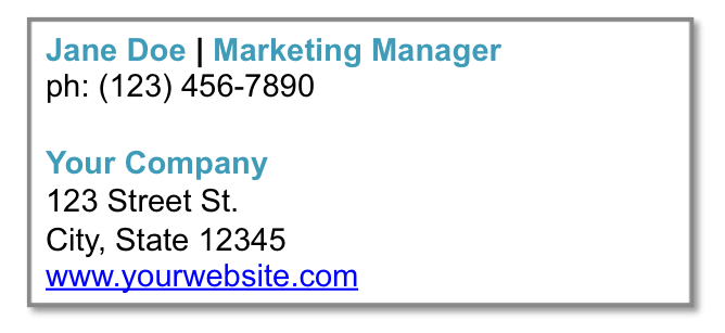 13个电子邮件签名的例子，以获得灵感-放大